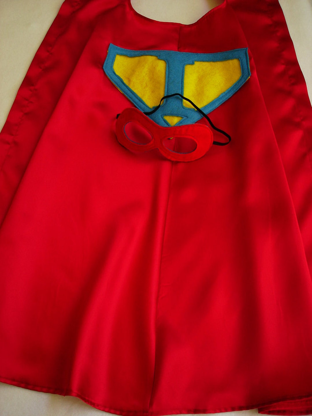 Children's Custom Superhero Personalized Kids Cape Including Matching ...