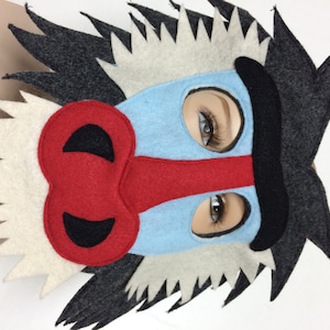 Children's Animal BABOON Felt Mask - Etsy