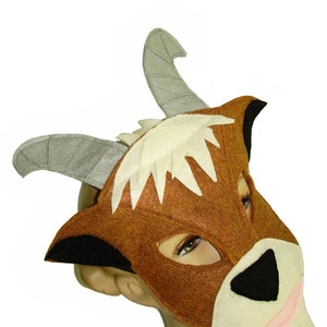 Children's GOAT Farm Animal Felt Mask - Etsy