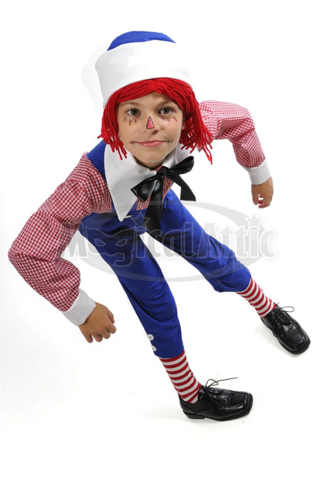 Custom Boutique Halloween RAGGEDY ANDY Boys Size Costume Set - Etsy