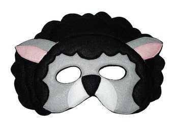 Children's SHEEP Farm Animal Felt Mask - Etsy