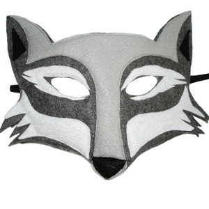 Children's Woodland Animal WOLF Felt Mask and Tail Set - Etsy