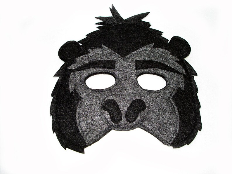 Children's Animal BABOON Felt Mask - Etsy