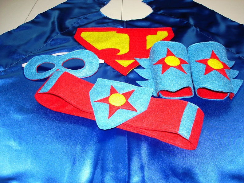 Children's Custom Superhero Felt Wrist Cuffs Choose Your - Etsy