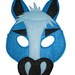Children's PURPLE CAT Farm Animal Felt Mask Brown Bear - Etsy