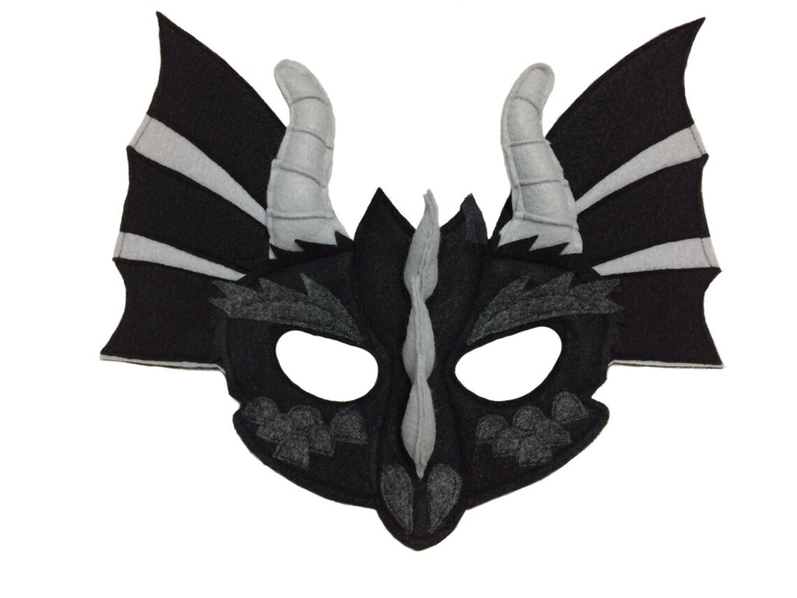 Children's Black BAT Animal Felt Mask - Etsy