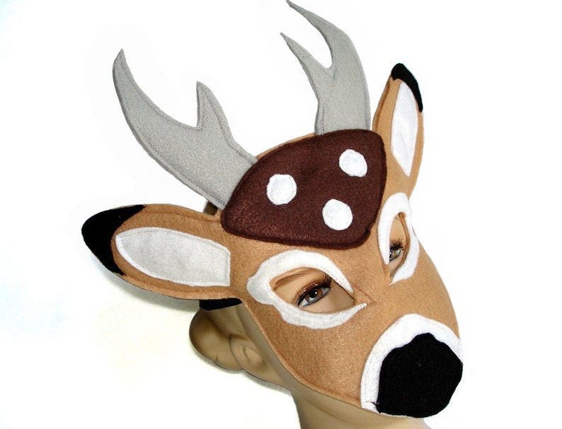 Children's Woodland Animal DEER Felt Mask and Tail Set - Etsy