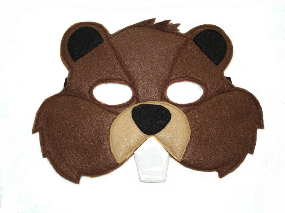 Children's MOOSE Felt Animal Mask - Etsy