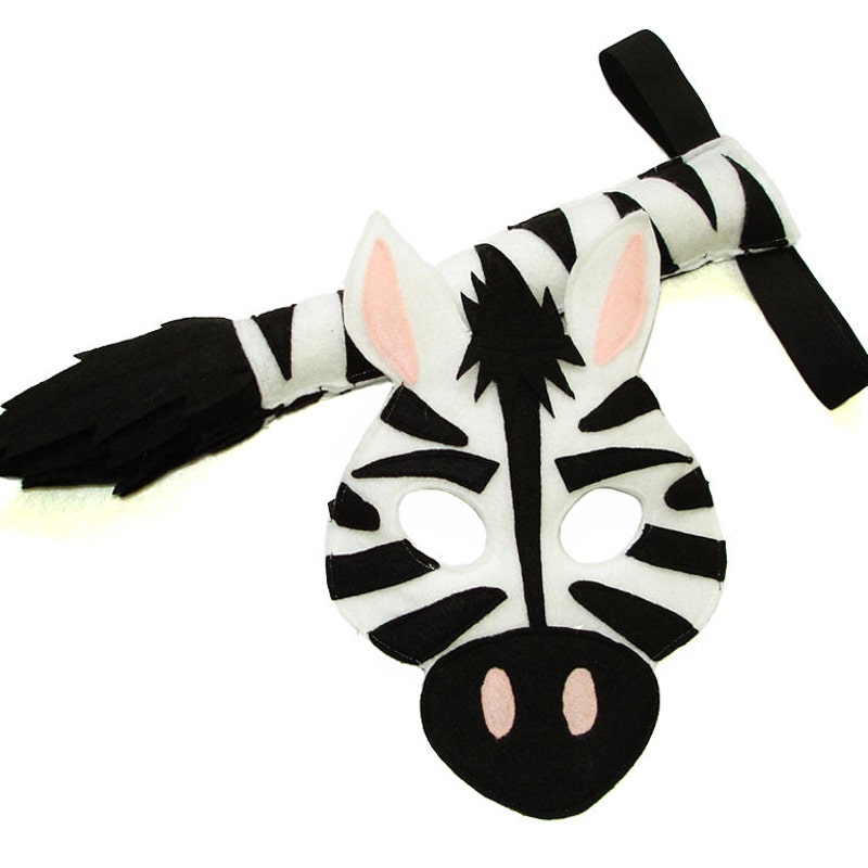 Zebra Mask - Etsy
