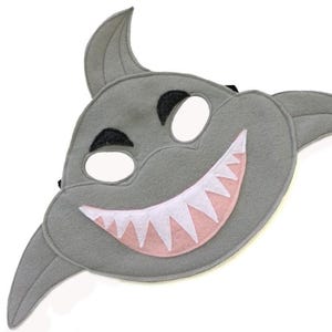 Children's SHARK Felt Mask - Etsy