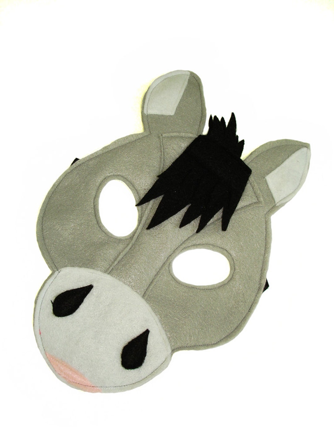 Children's DONKEY Farm Animal Felt Mask - Etsy