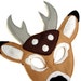 Children's Woodland Animal DEER Felt Mask