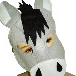 Children's DONKEY Farm Animal Felt Mask - Etsy