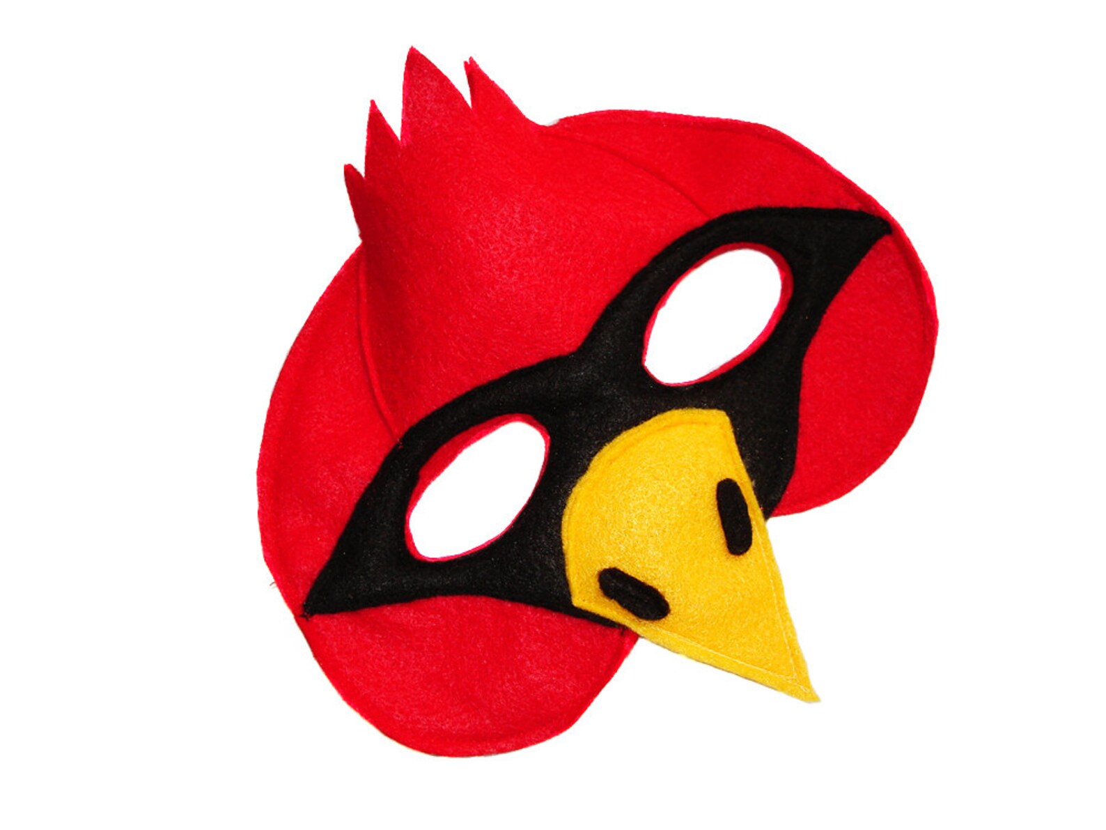 Children's CARDINAL Bird Felt Mask - Etsy