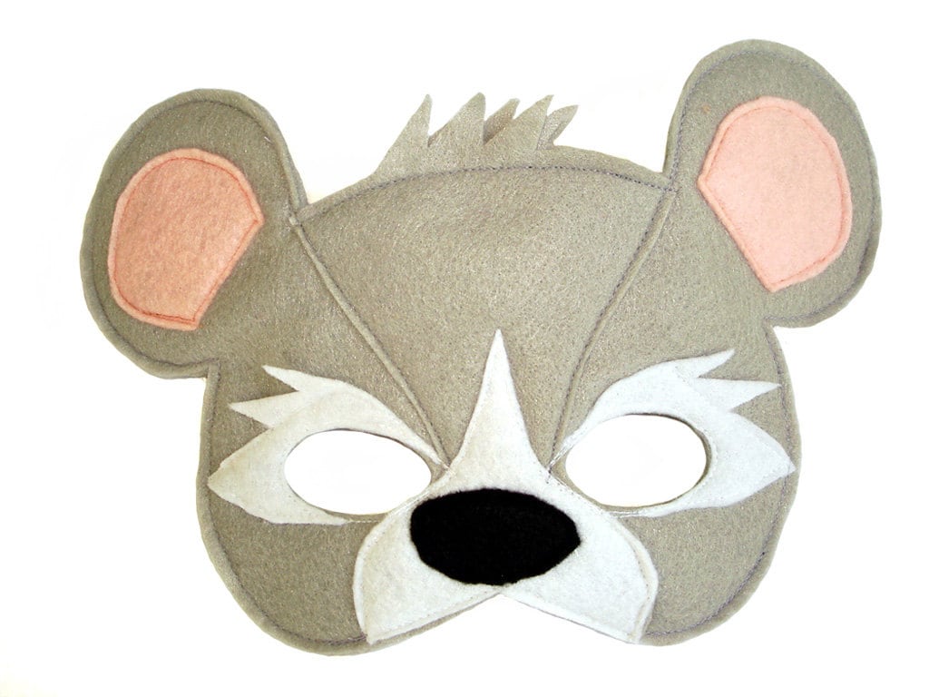 Children's MOUSE Felt Mask - Etsy