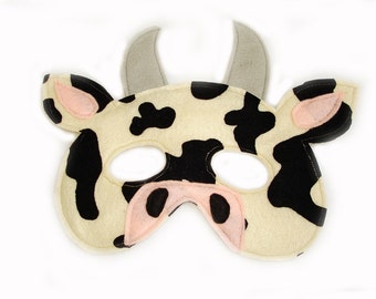Children's GOAT Farm Animal Felt Mask - Etsy