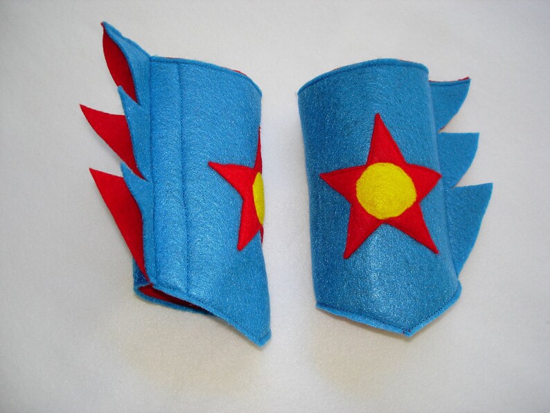 Children's Custom Superhero Felt Wrist Cuffs Choose Your - Etsy