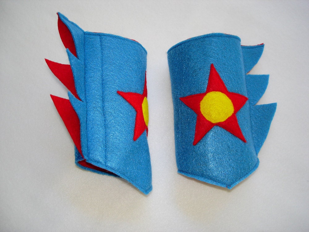 Children's Custom Superhero Felt Wrist Cuffs Choose Your - Etsy