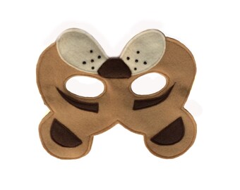 Children's Safari Animal GIRAFFE Felt Mask - Etsy