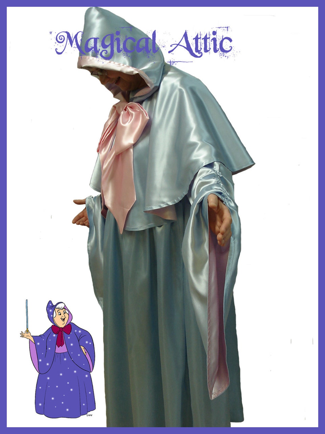 Custom Boutique Halloween Cinderella Fairy Godmother Costume | Etsy