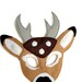 Children's Woodland Animal DEER Felt Mask and Tail Set - Etsy