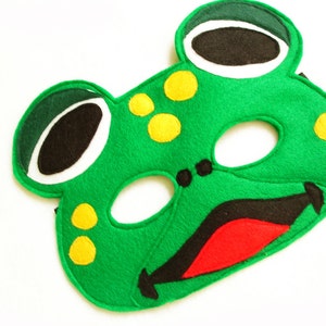 Children's Frog Felt Mask, What Does the Fox Say - Etsy