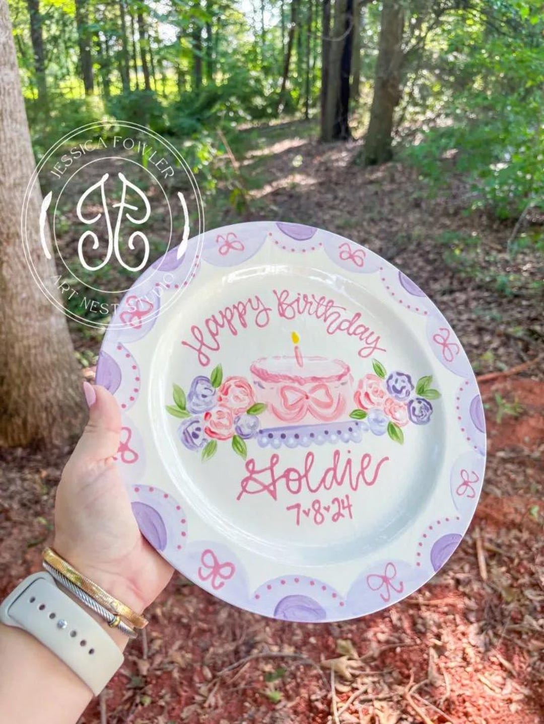 Frosting and Frills Birthday Plate - Etsy