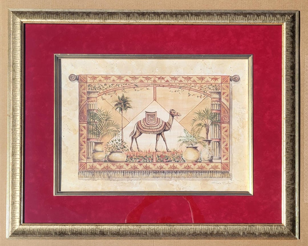 Very Rare Steve Butler Print of an Egyptian Dromedary - Signed Rare Art ...