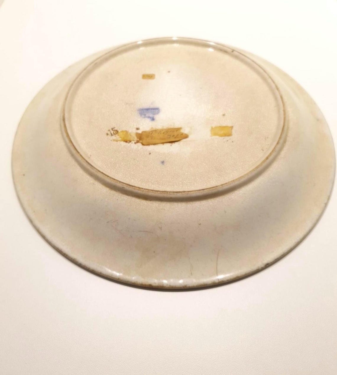 Massive Antique Petrus Regout Plate - 1920s Dutch Ceramic Collectible ...