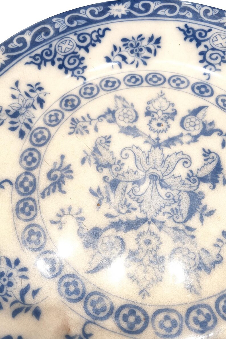 Massive Antique Petrus Regout Plate - 1920s Dutch Ceramic Collectible ...