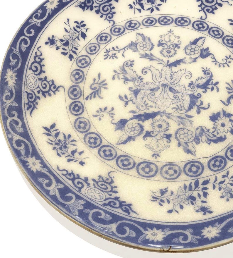 Massive Antique Petrus Regout Plate - 1920s Dutch Ceramic Collectible ...