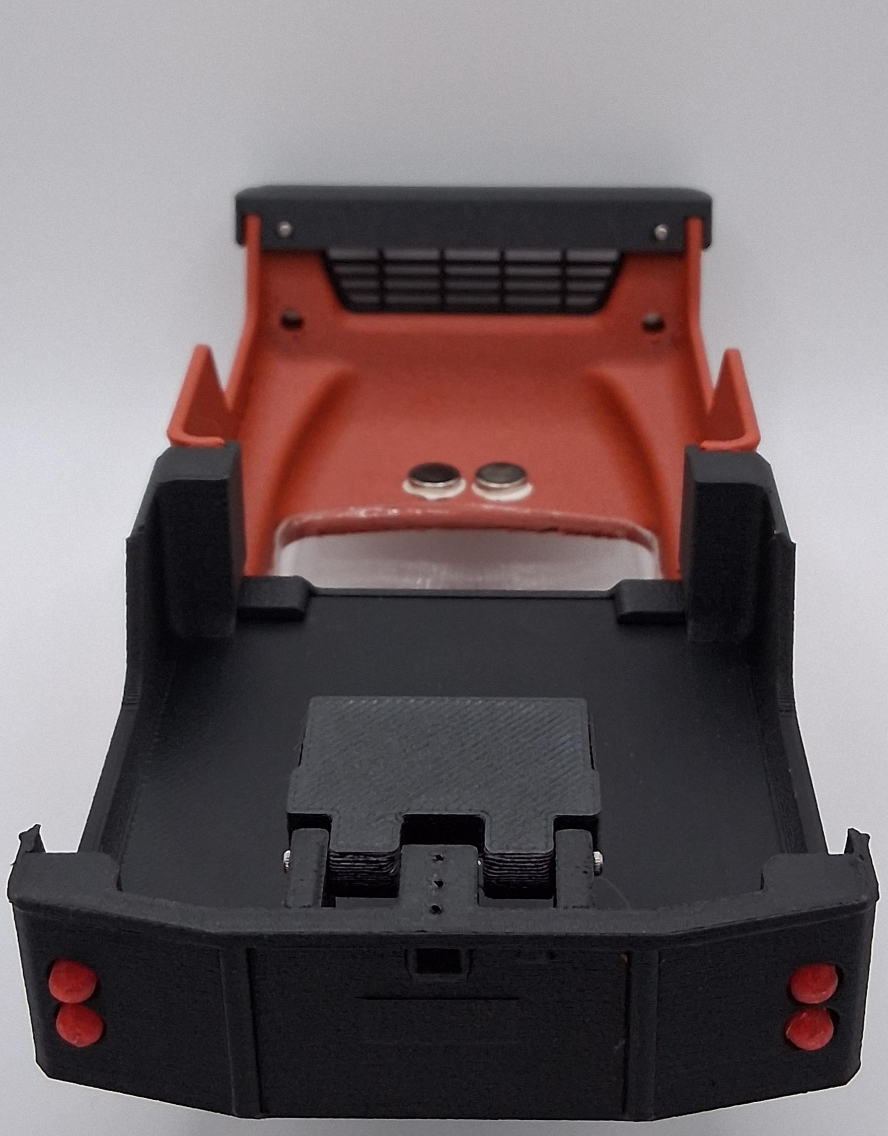 Axial SCX24 RC Truck Body Shell Red Chevy 3800 1955 Flatbed Fits C10 ...