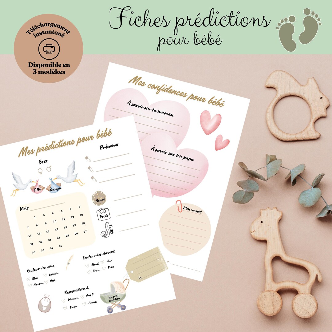 Baby Birth Predictions and Secrets, Shower Game - Etsy