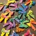 10 Handmade Mini Origami Bows, Inexpensive Paper Decorations for Crafts ...