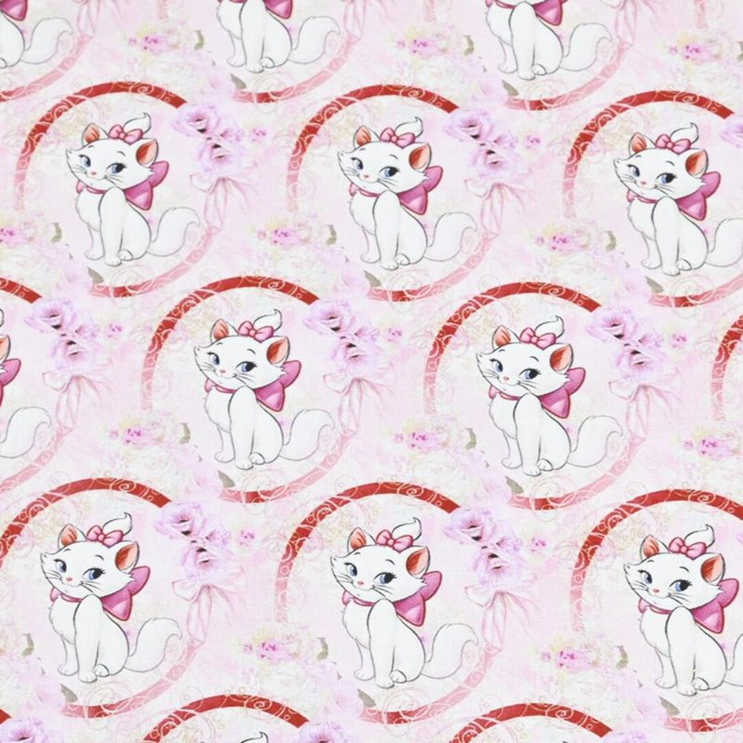 The Aristocats Fabric Marie Cat Fabric 100% Cotton Cartoon Fabric by ...