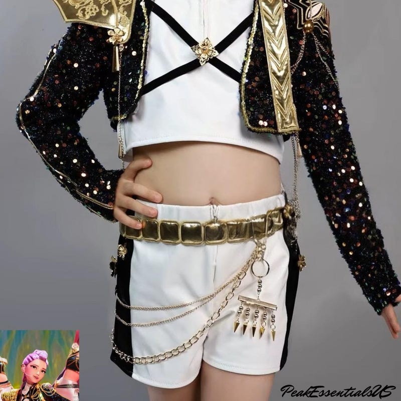 Rumi Golden Costumes for Girl Kids - Etsy