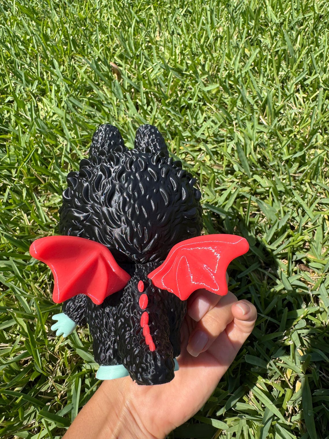 3D Printed Labubu Figure – Custom Art Toy, Kawaii Devil Bunny, Spooky ...