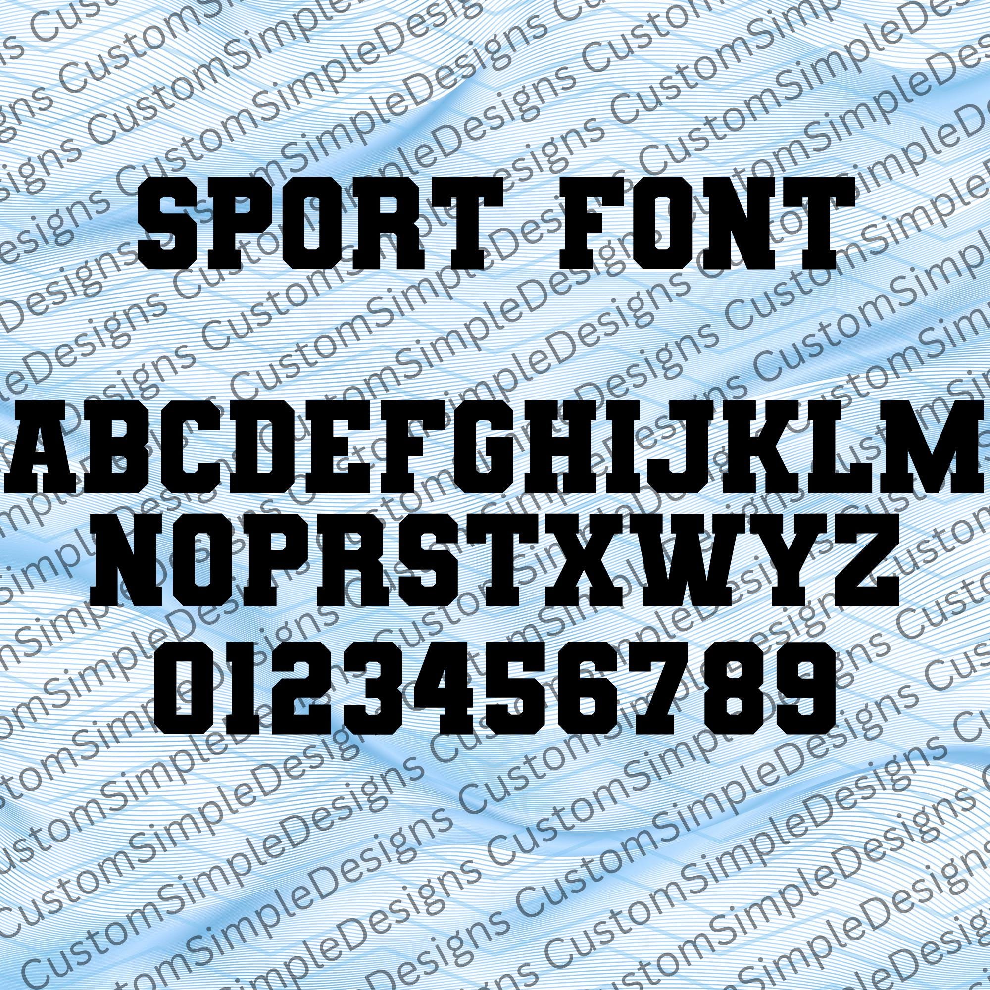 Custom Jersey Name SVG, Personalized Sport and Number Design JPG for ...