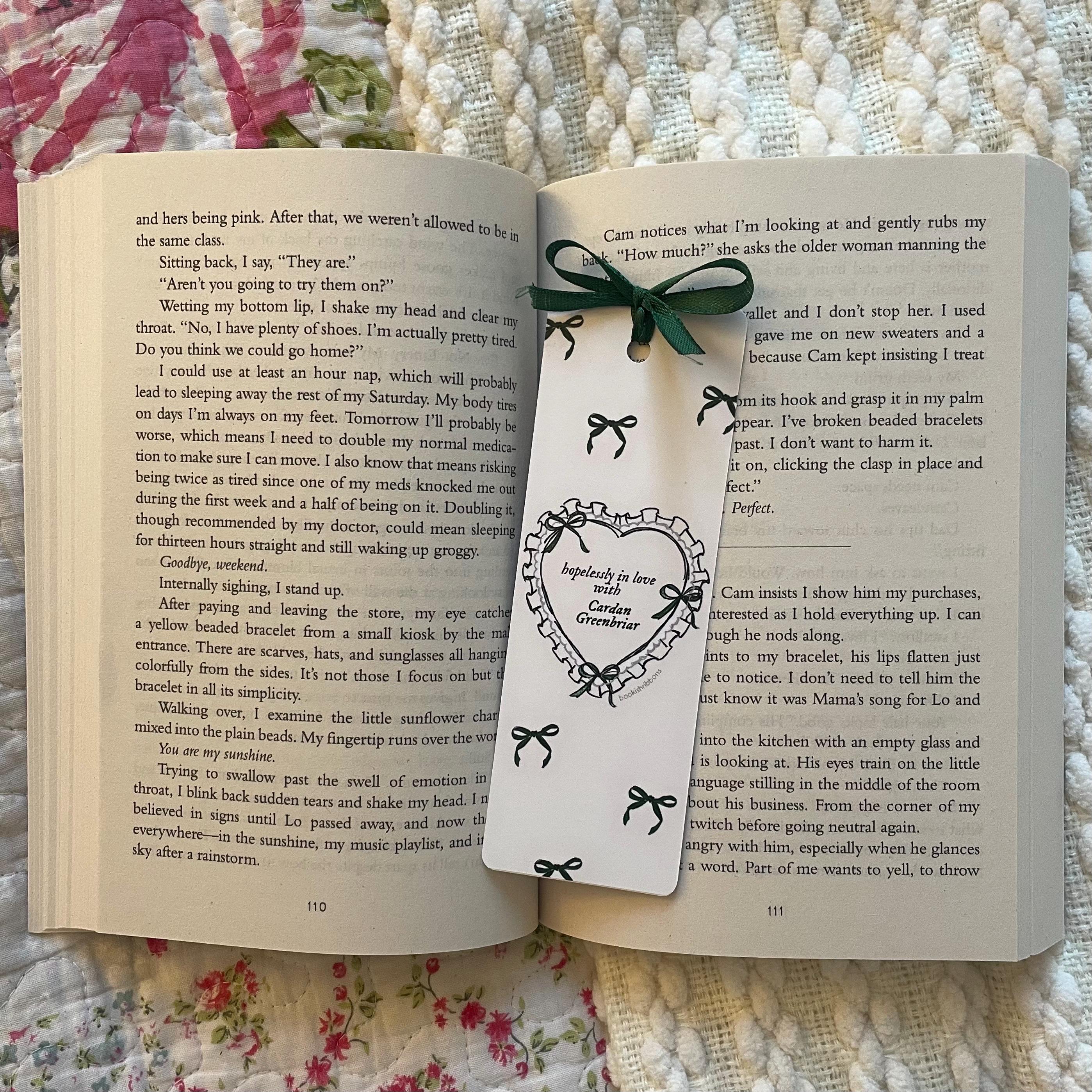 Hopelessly in Love With Aaron Warner Cardan Greenbriar Jacks Bookmark ...