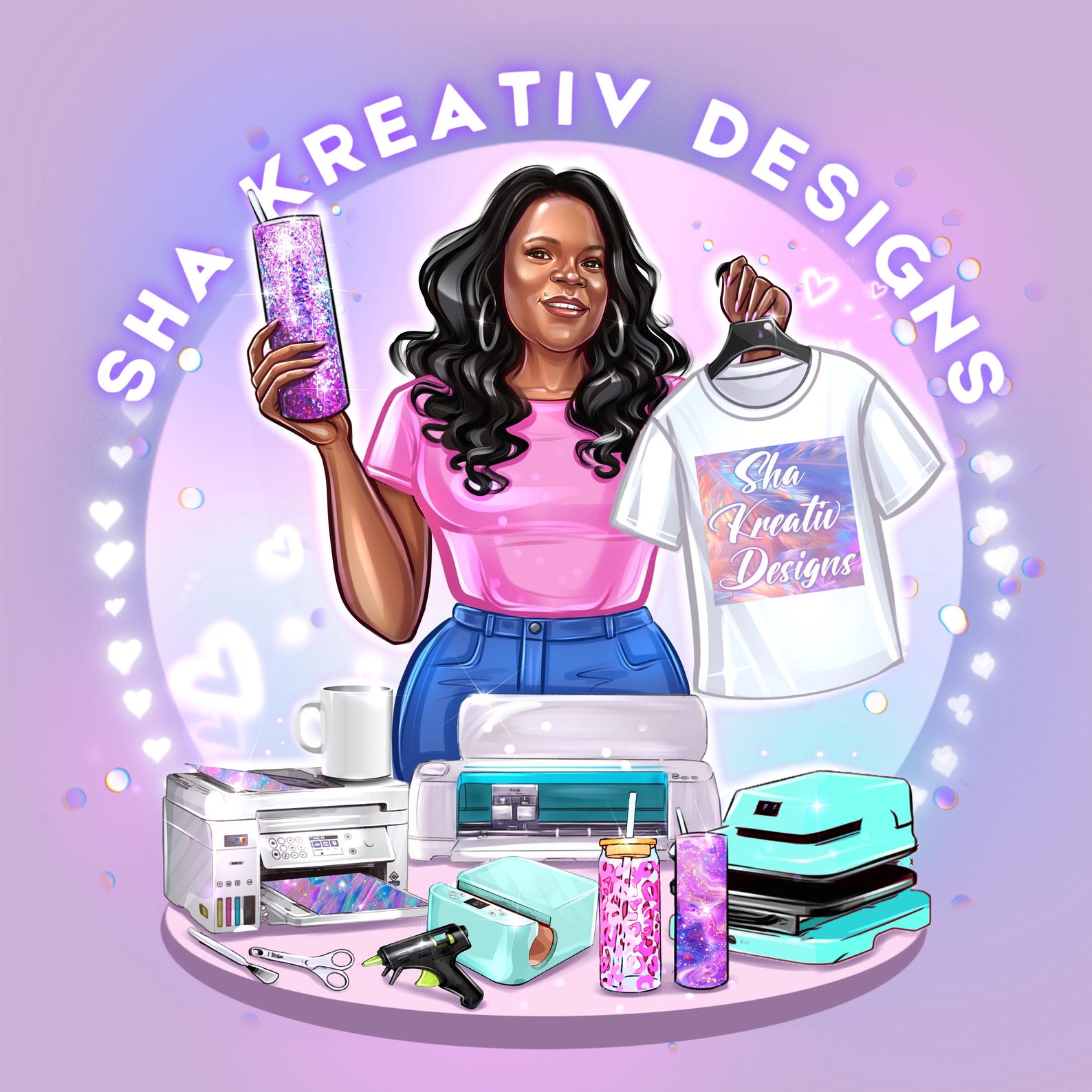 Crafter Logo,cricut Craft Maker Logo,hand Crafter Logo,t-shirts ...