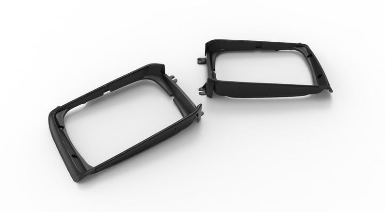 Toyota Starlet KP60/DL Headlight Bezel Pair >abs Gf