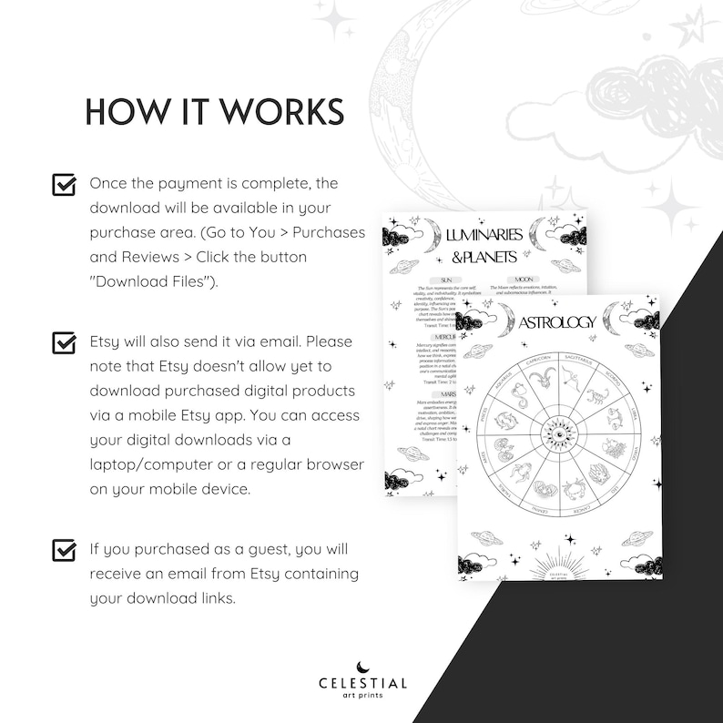 Astrology Basics Printable Pages: Beginner's Guide (PDF) - Etsy
