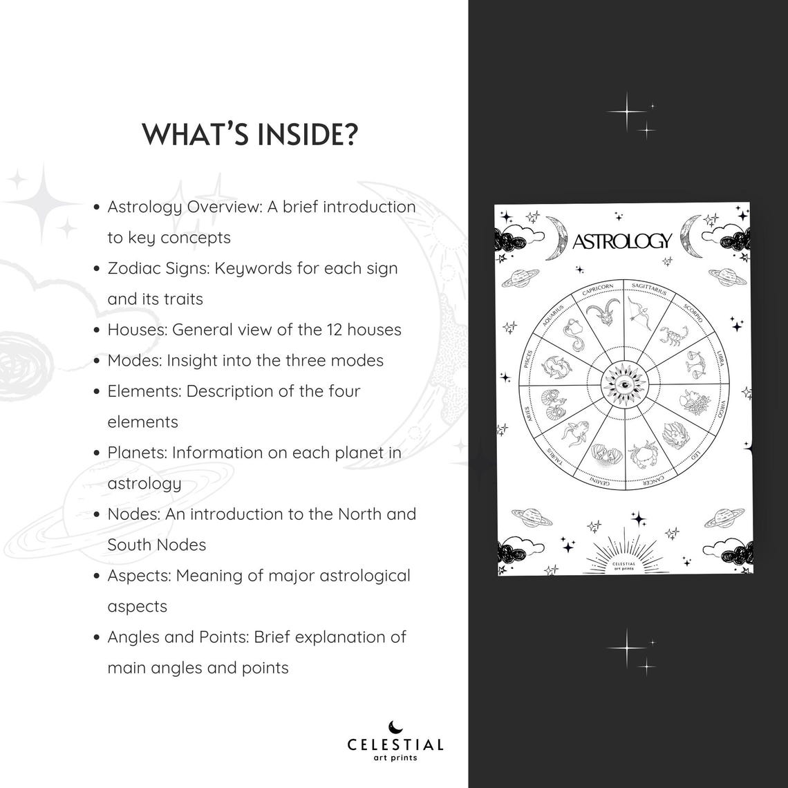 Astrology Basics Printable Pages: Beginner's Guide (PDF) - Etsy