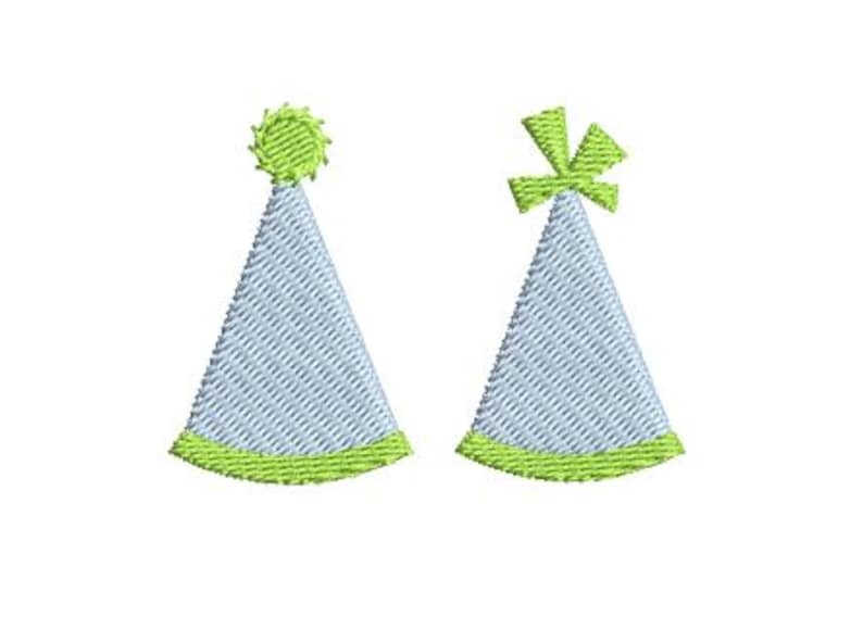 Party Hats, 2 Designs, 5 Sizes, Digital Embroidery File - Etsy