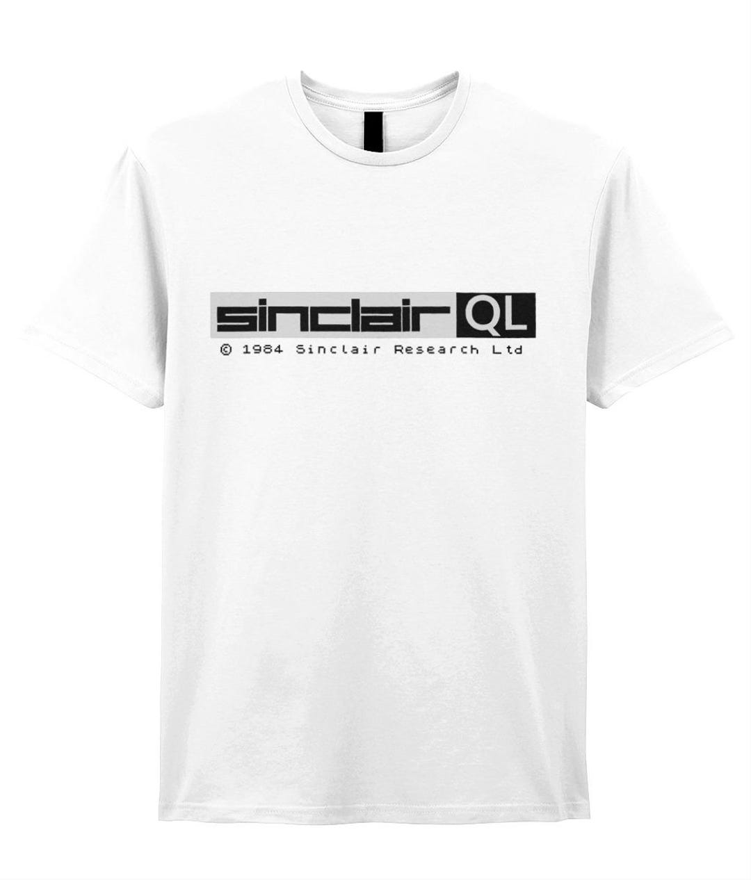 ZX Spectrum QL 1984 Retro Gaming T-shirt - Gildan Softstyle® Ringspun ...