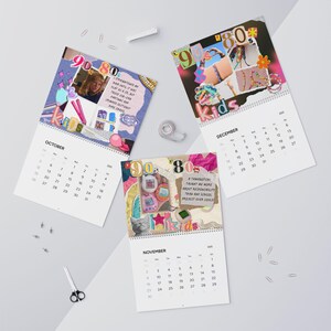 Quirky Millennial Wall Calendar Perfect for Retro Babes Wall Calendar ...