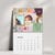 Quirky Millennial Wall Calendar Perfect for Retro Babes Wall Calendar ...