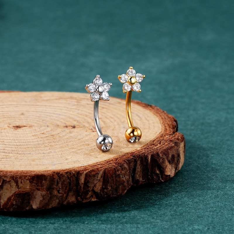 Vertical Labret Jewelry - Etsy