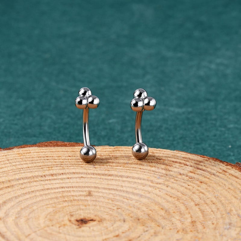 Vertical Labret Jewelry - Etsy