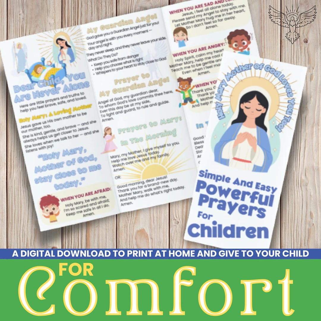 Virgin Mary Prayers for Kids: Catholic Children's Prayer Guide (PDF ...